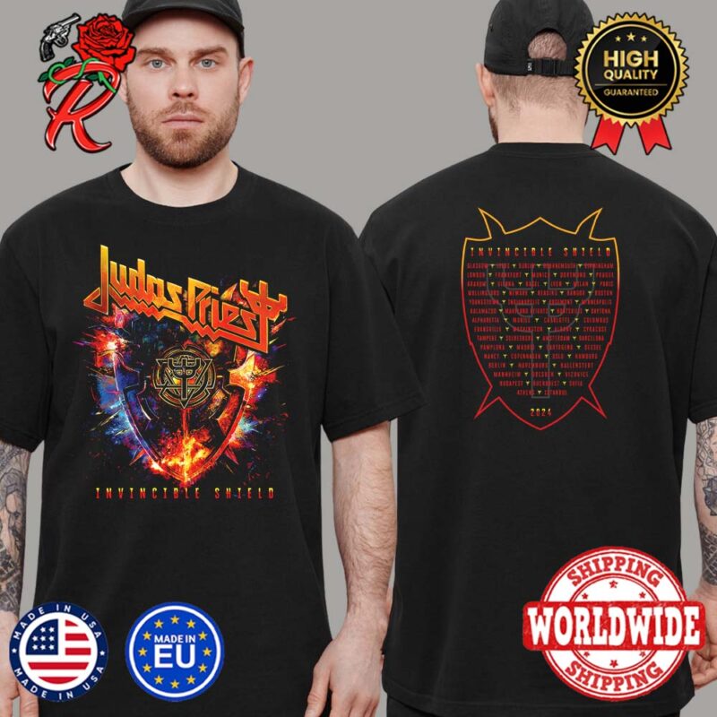 Judas Priest Invincible Shield Tour 2024 Daytona FL May 9th Unisex T ...