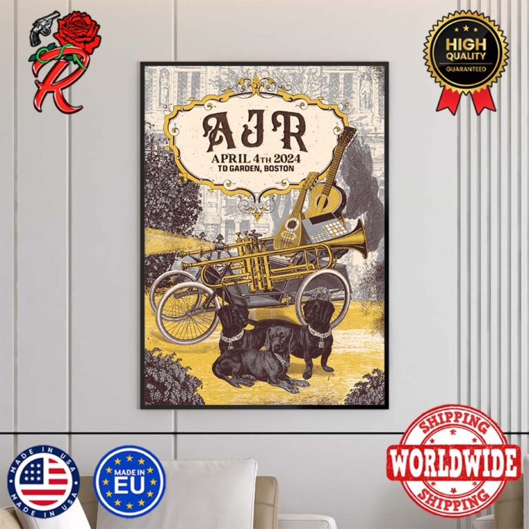 AJR Tonight In Boise ID Limited Edition Concert Poster At Idaho Central ...