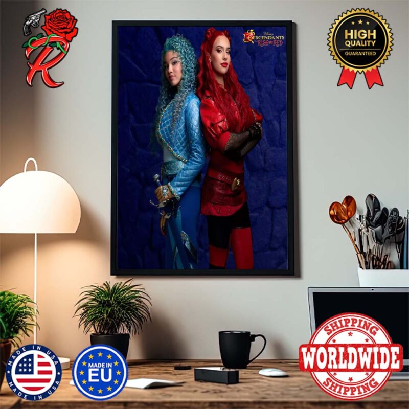 Descendants The Rise Of Red Chloe And Red Official Character Poster ...