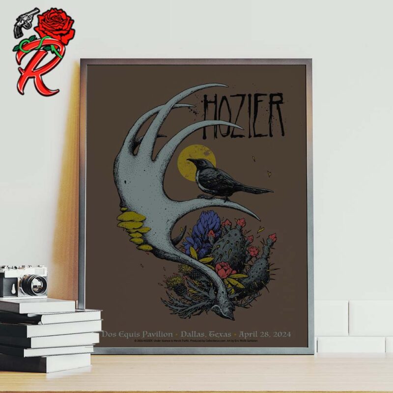 Hozier Concert Poster For Dos Equis Pavillion In Dallas Texas On April ...