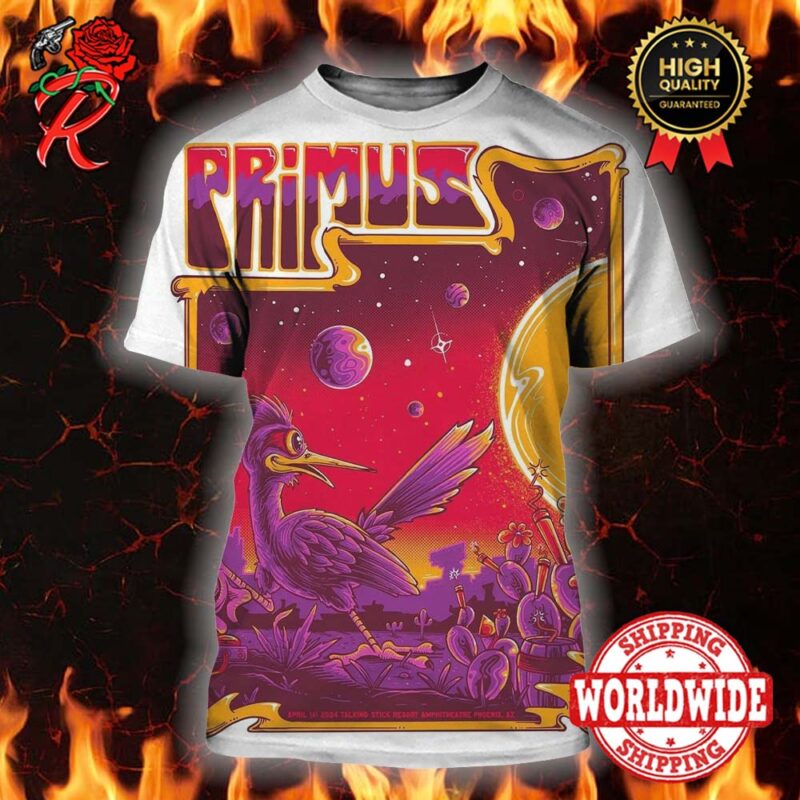 Primus Poster For Tonight Show In Paso Robles CA At Vina Robles Amphitheatre On July 7 2024 Home ...