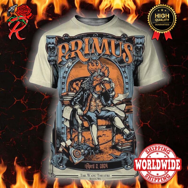 Primus Poster For Tonight Show In Paso Robles CA At Vina Robles ...