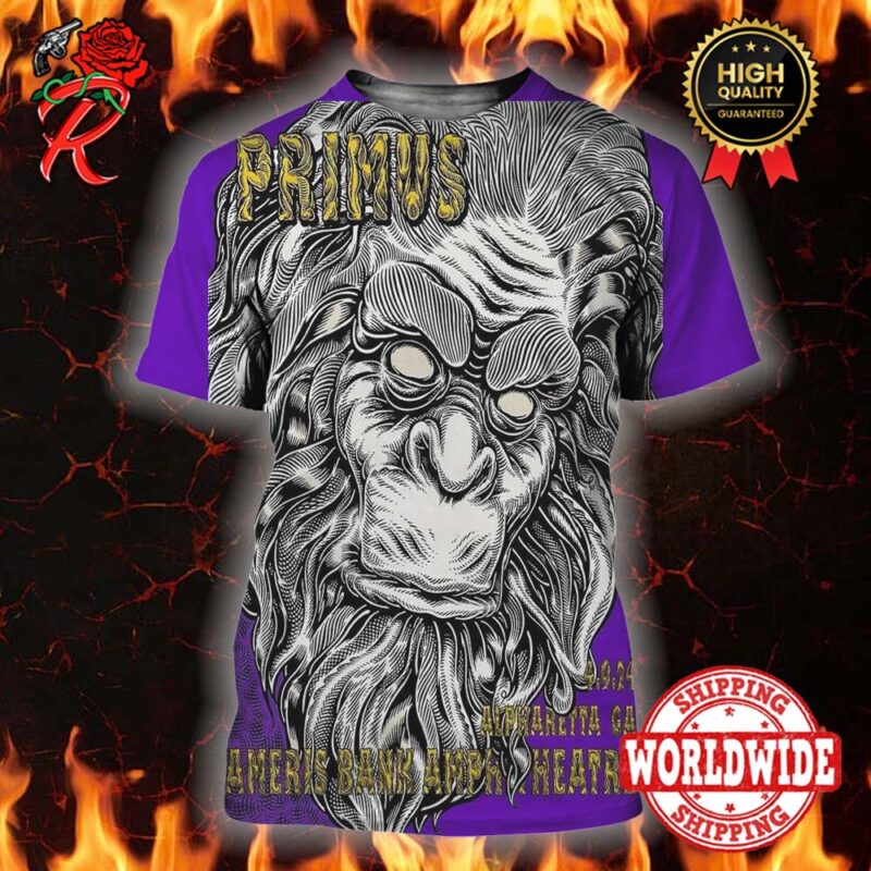 Primus Poster For Tonight Show In Paso Robles CA At Vina Robles ...