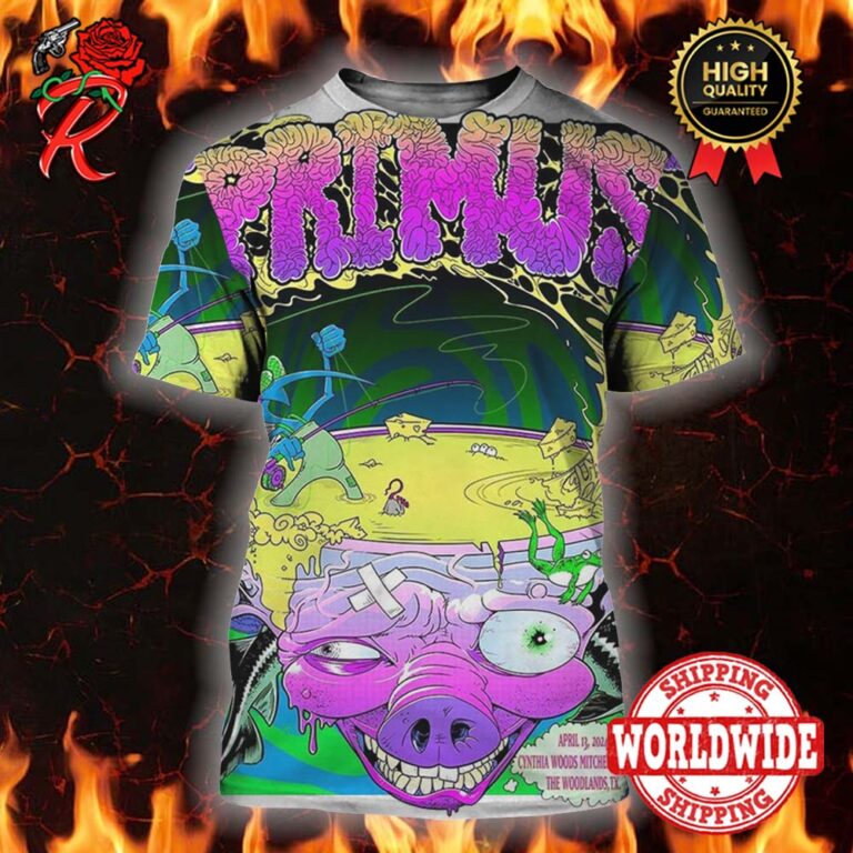 Primus Tonight Poster For Houston Texas On April 13 2024 At Cynthia ...