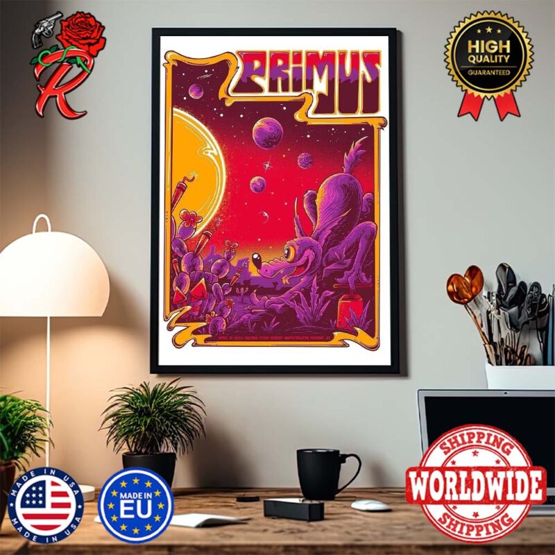 Primus Poster For Tonight Show In Paso Robles CA At Vina Robles ...