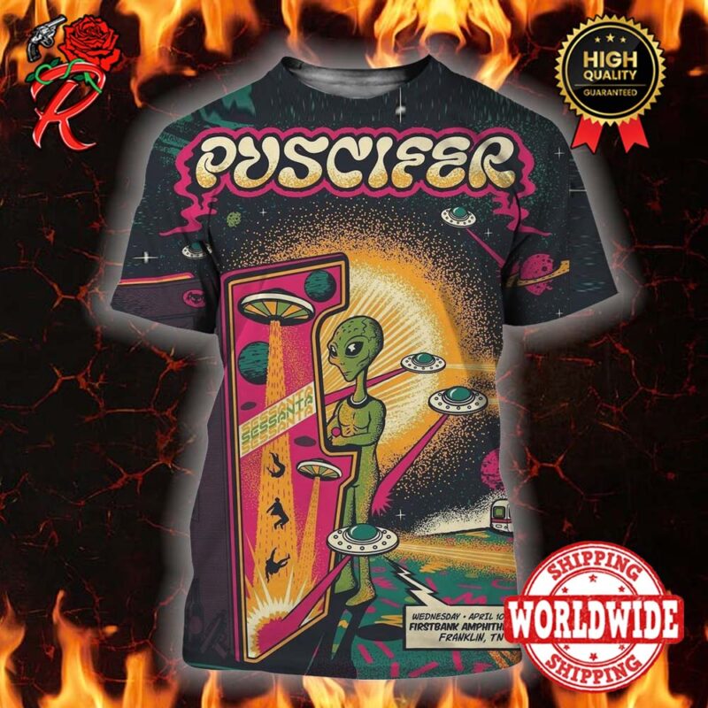 Puscifer Tonight Poster For Houston Texas On April 13 2024 At Cynthia ...