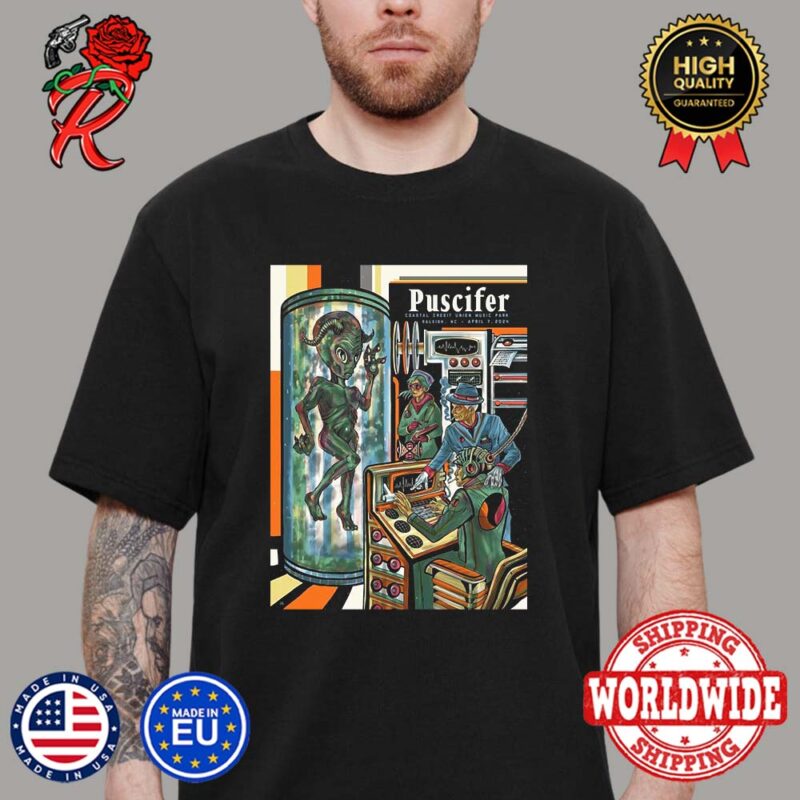 Puscifer Tonight Poster For Houston Texas On April 13 2024 At Cynthia ...