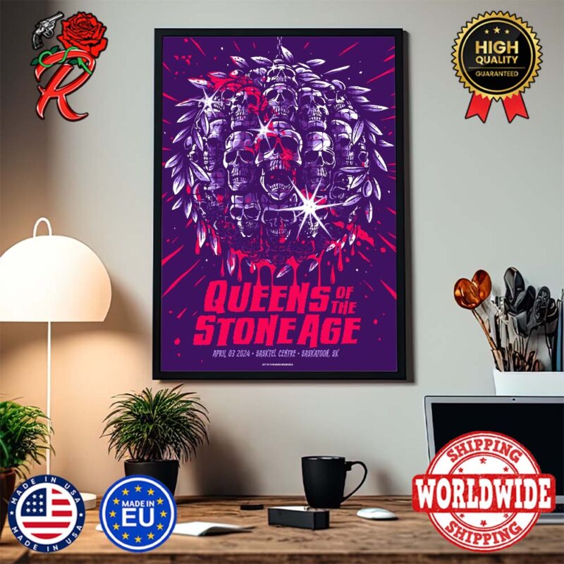 Queens Of The Stone Age Halifax Show 2024 Poster In Nova Scotia At ...