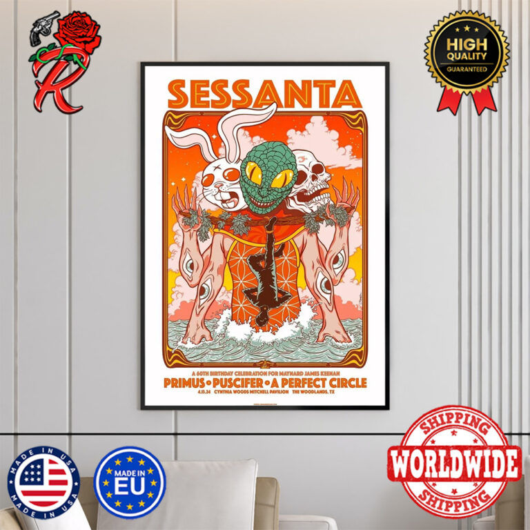 Sessanta Tour Tonight Poster For Houston Texas On April 13 2024 At ...