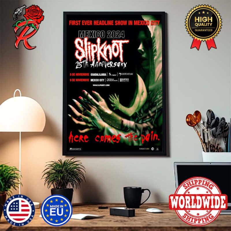 Slipknot Officially Welcomes Eloy Casagrande Home Decor Poster Canvas ...