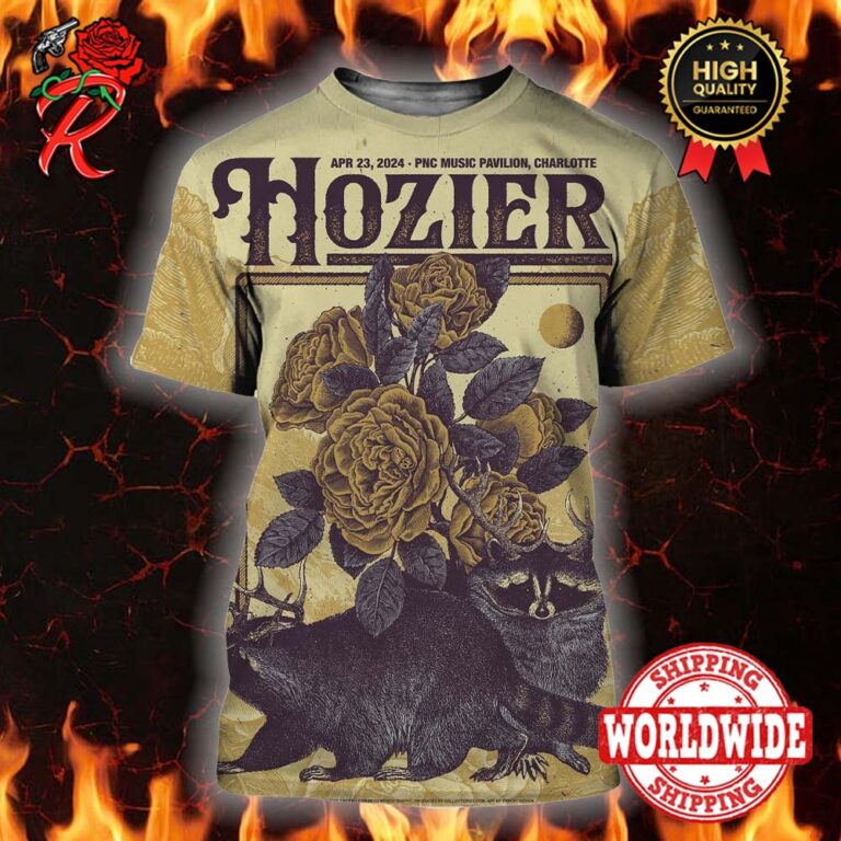 Tonight Hozier Concert Poster For Charlotte At PNC Music Pavilion On ...