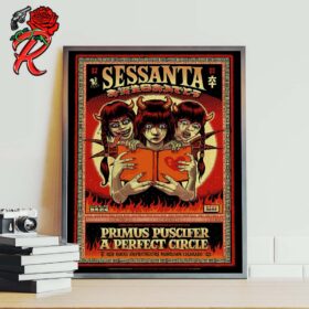 Tonight Sessanta Poster At The Red Rocks Amphitheatre Limited Edition ...