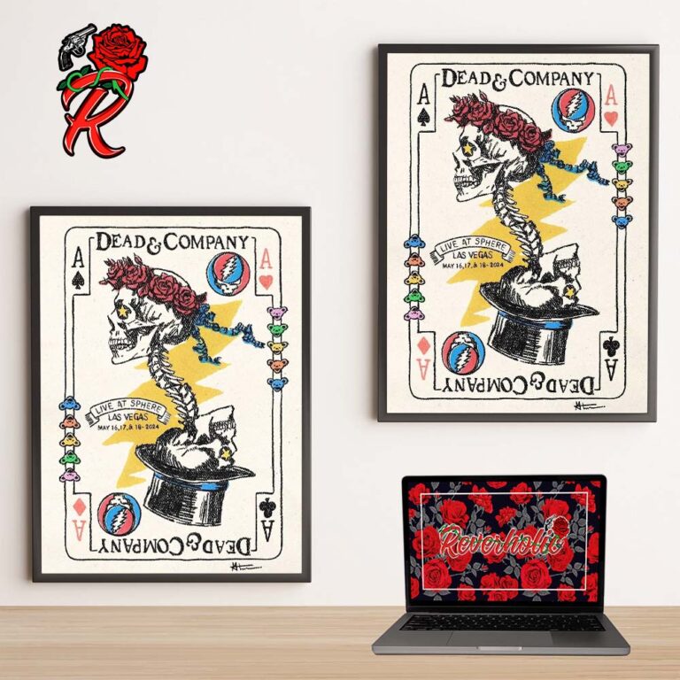 Dead And Company Sphere In Las Vegas Official Poster For The Night June ...