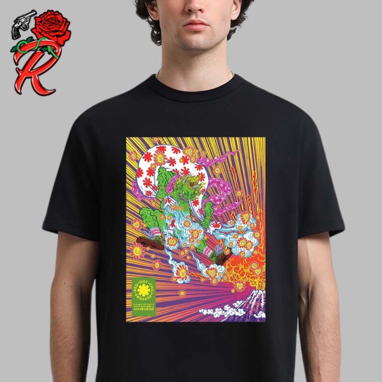 Red Hot Chili Peppers Pour Some Hot Sauce On Concert Poster At Coastal Credit Union Music Park ...