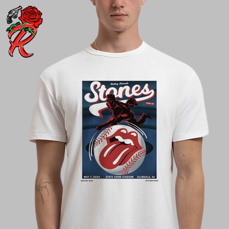 Rolling Stones Hackney Diamonds Tour 2024 Houston Poster On April 28 ...