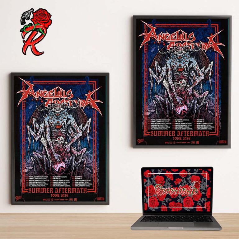 Angelus Apatrida Summer Aftermath Tour 2024 Schedule Dates List Poster ...