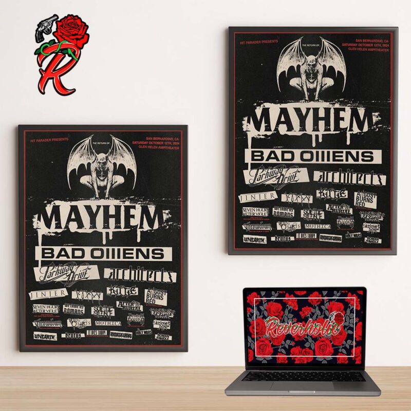 Mayhem Fest 2024 Is Back On October 12th At Glen Helen Amphitheater In ...