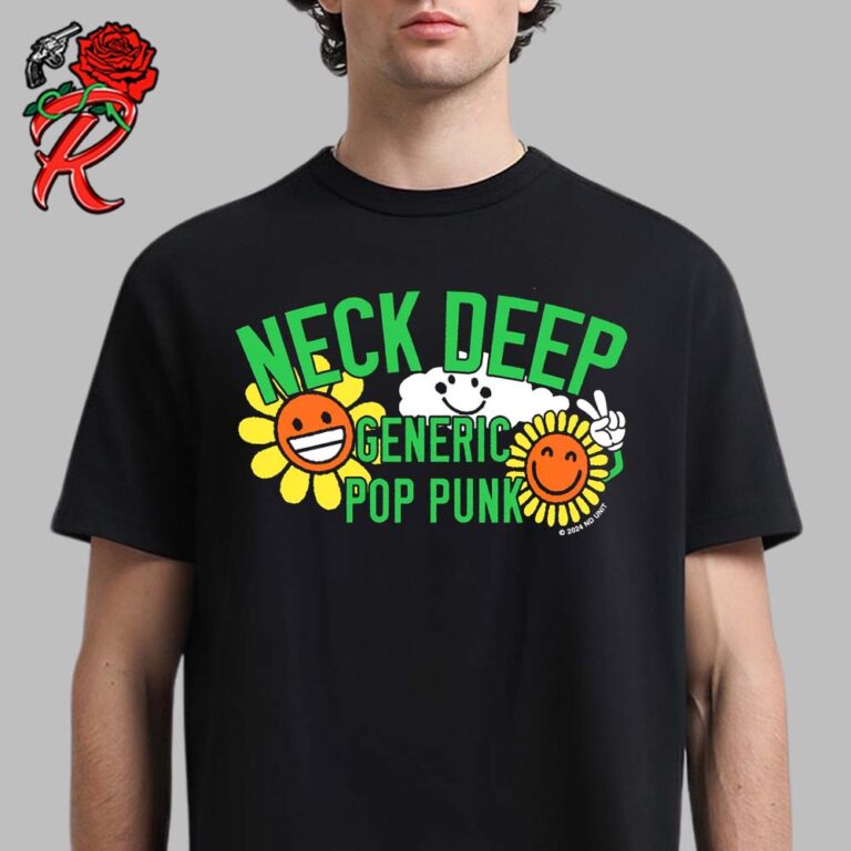 Neck Deep Summer Merch Collection 2024 Star Potrait Band Photo Unisex T ...