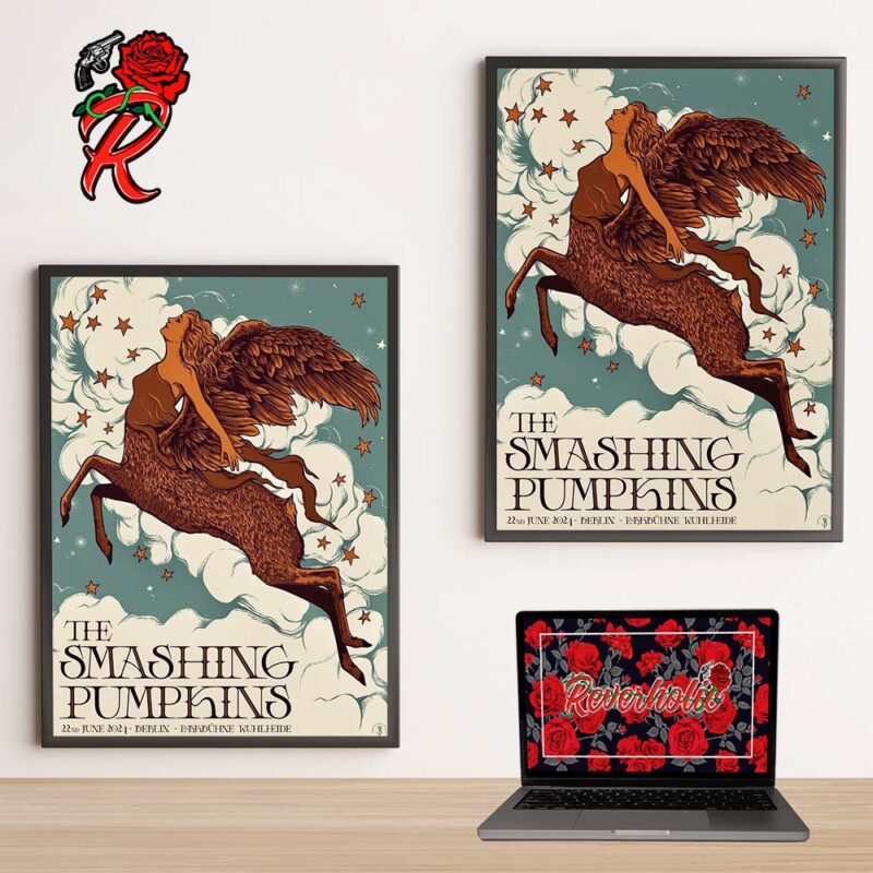 The Smashing Pumpkins Concert Poster For Show In Gliwice At Prezero ...