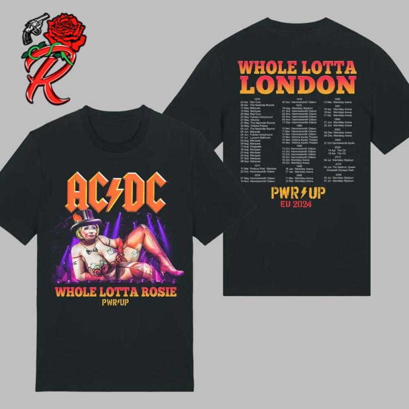 AC DC Whole Lotta London Merch Power Up Tour 2024 In London PWR Up EU ...