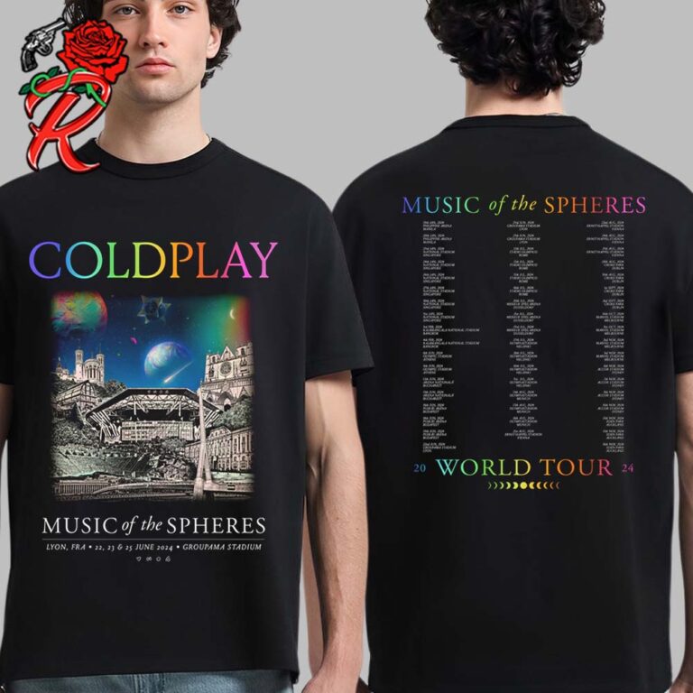 Coldplay Lyon France June 2024 Music Of The Spheres Tour Poster At ...