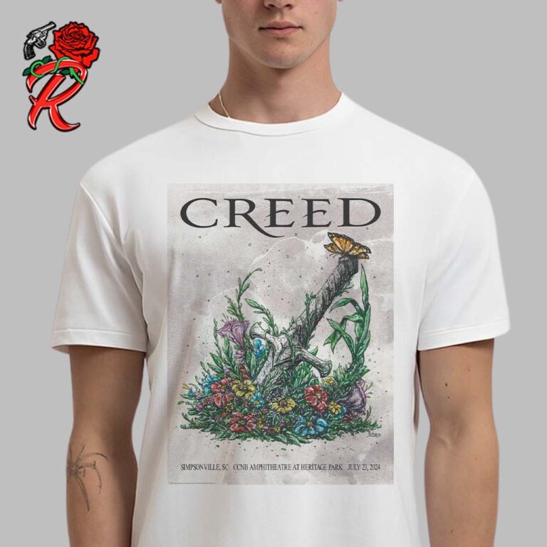 Creed 2024 Tour First Concert Poster For Green Bay WI At Resch Center ...
