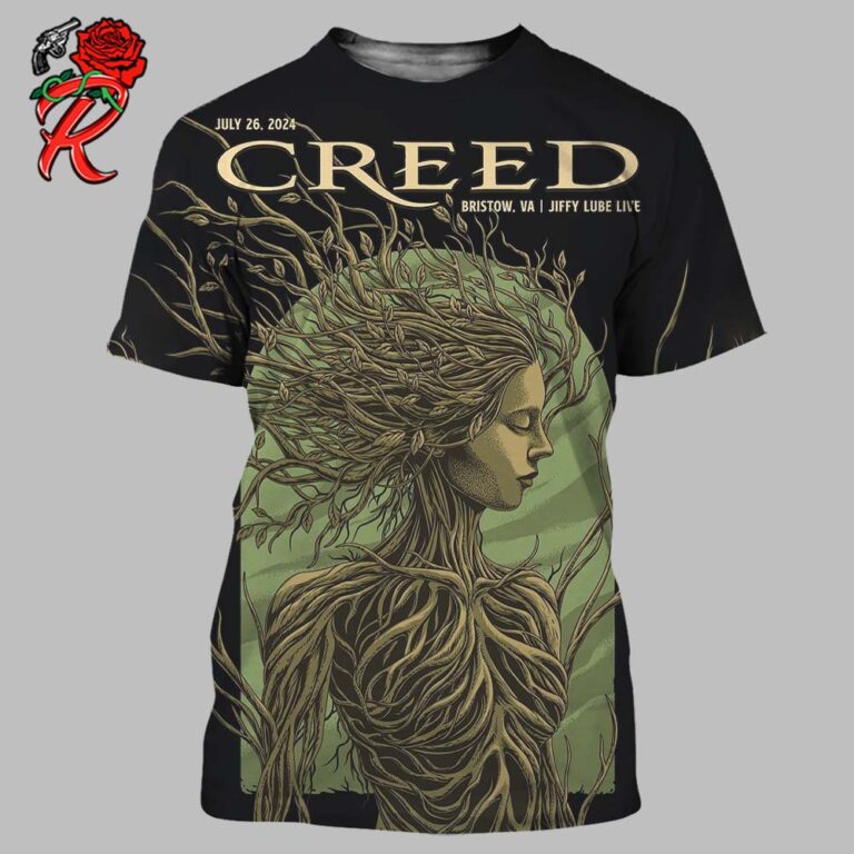 Creed 2024 Tour First Concert Poster For Green Bay WI At Resch Center ...