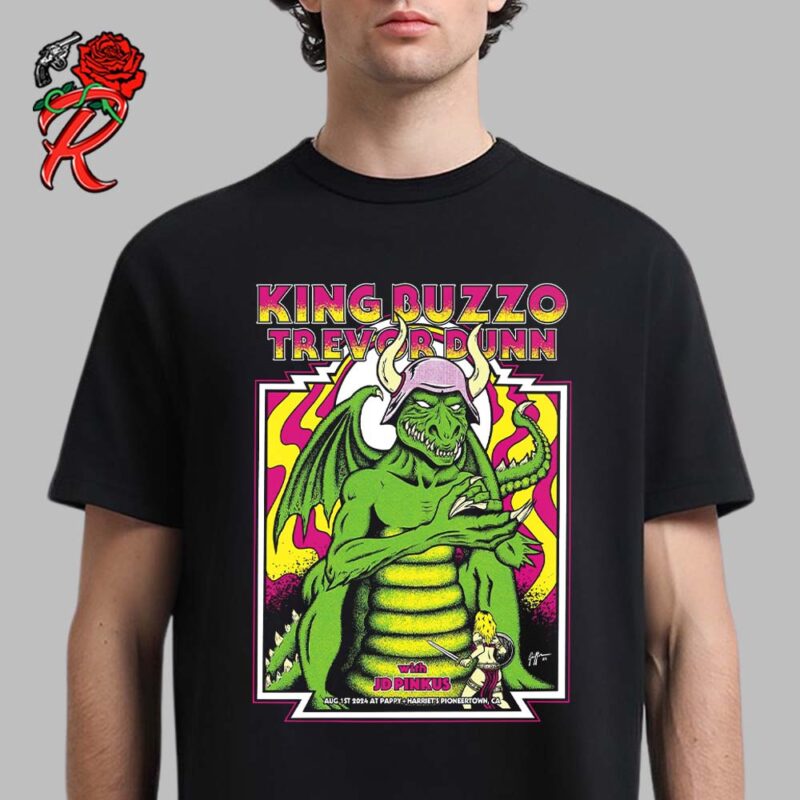 King Buzzo and Trevor Dunn With JD Pinkus Poster Art For The Gig At Pappy Harriets Pioneertown ...