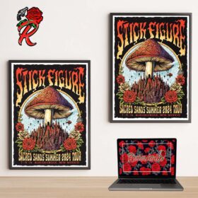 Stick Figure Sacred Sands Summer 2024 Tour Gig Poster For Albuquerque ...