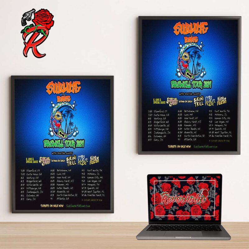 Sublime With Rome Farewell Tour 2024 Full Schedule Tour Dates List Two ...