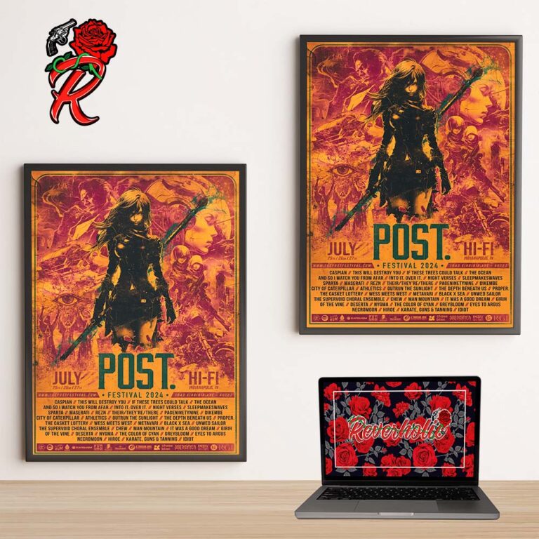 The Post Festival 2024 Official Poster Indianapolis Indiana At HI-FI ...
