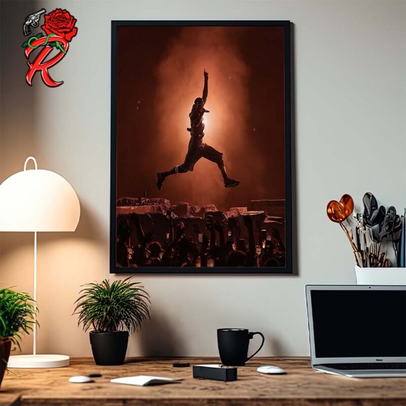 Travis Scott Jumpman Jack Perform Posing Moment Photo In Circus Maximus ...