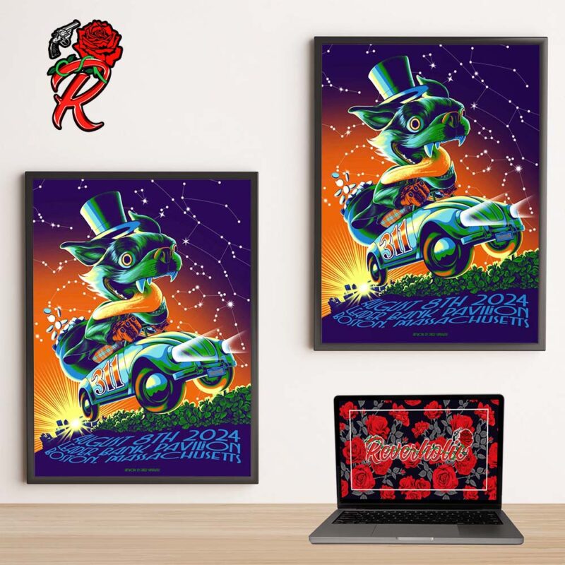 311 Band Show Poster For Texas Trust CU Theatre In Grand Prairie Texas ...