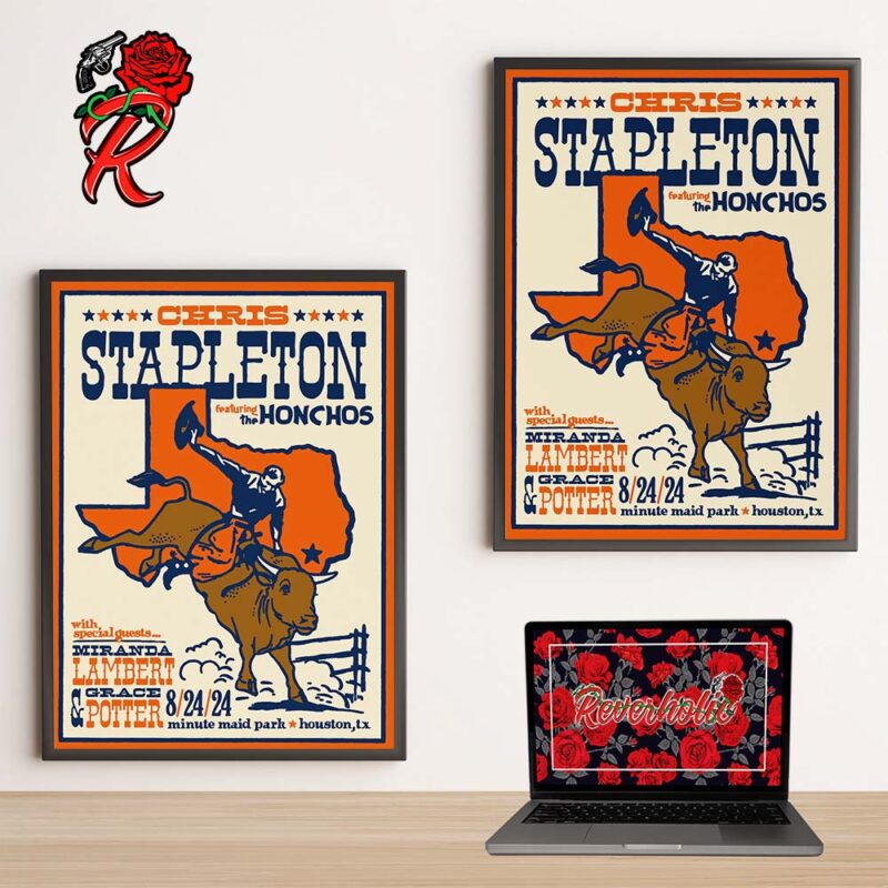 Chris Stapleton Vintage Style Western Movie Poster For The Show At The ...