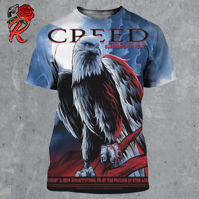 Creed Limited Edition Concert Poster For Tonight Show In Holmdel New ...