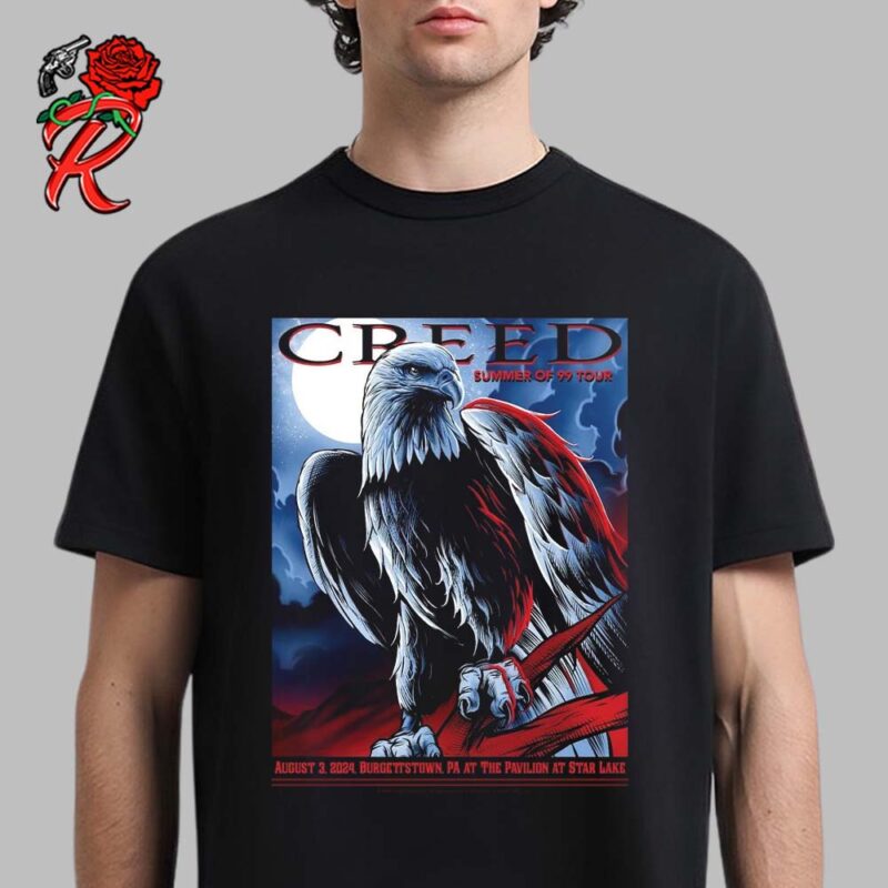 Creed 2024 Tour First Concert Poster For Green Bay WI At Resch Center ...