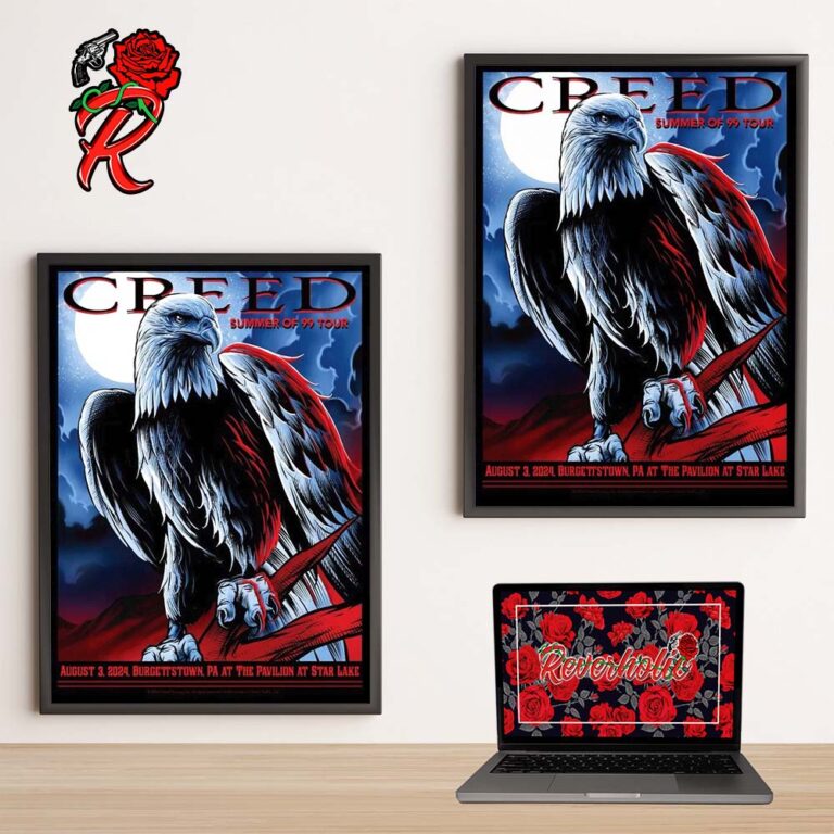 Creed Summer Of 99 Tour Limited Edition Concert Poster For Cincinnati ...