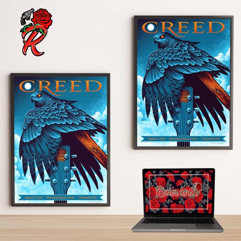 Creed Summer Of 99 Tour Limited Edition Concert Poster For Cincinnati ...