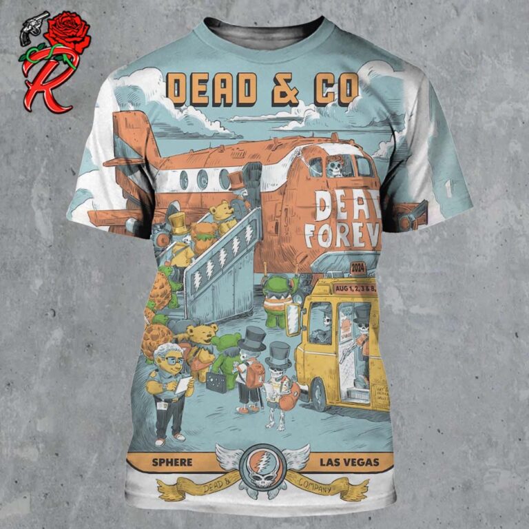 Dead And Company Dead Forever Weekend 9 Takes Off Poster On August 2024 ...