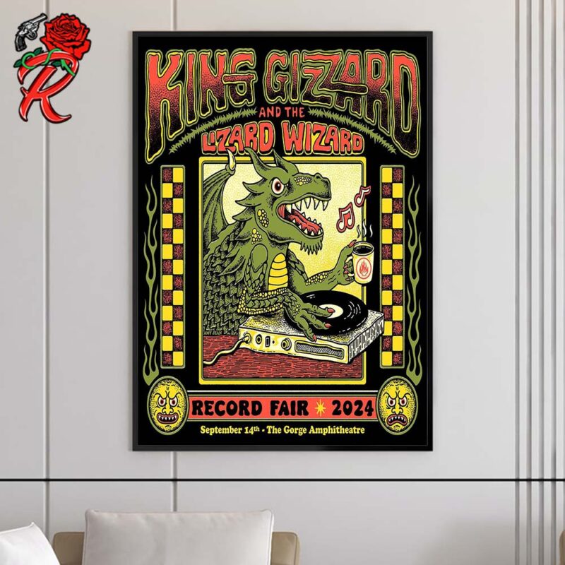 King Gizard And The Lizard Wizard Record Fair 2024 Poster For The Gizzy ...