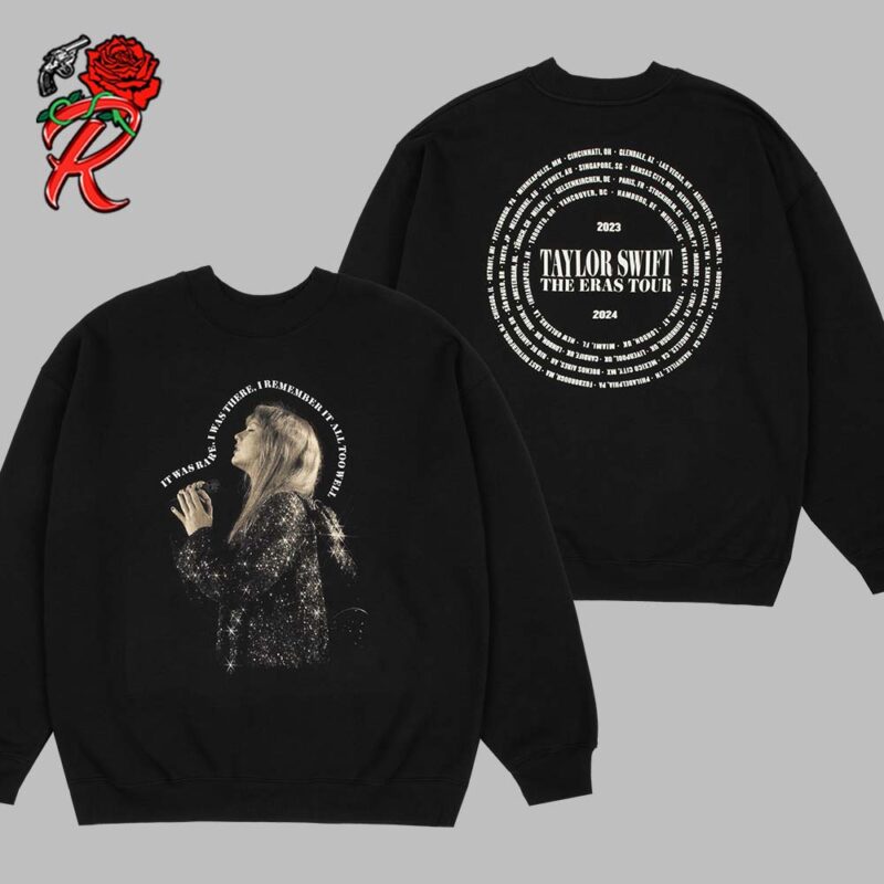 Taylor Swift The Eras Tour All Too Well Live Photo Two Sides Sweater ...