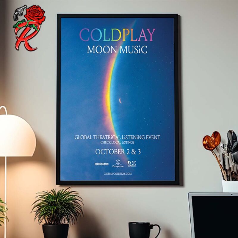 Coldplay Lyon France June 2024 Music Of The Spheres Tour Poster At ...