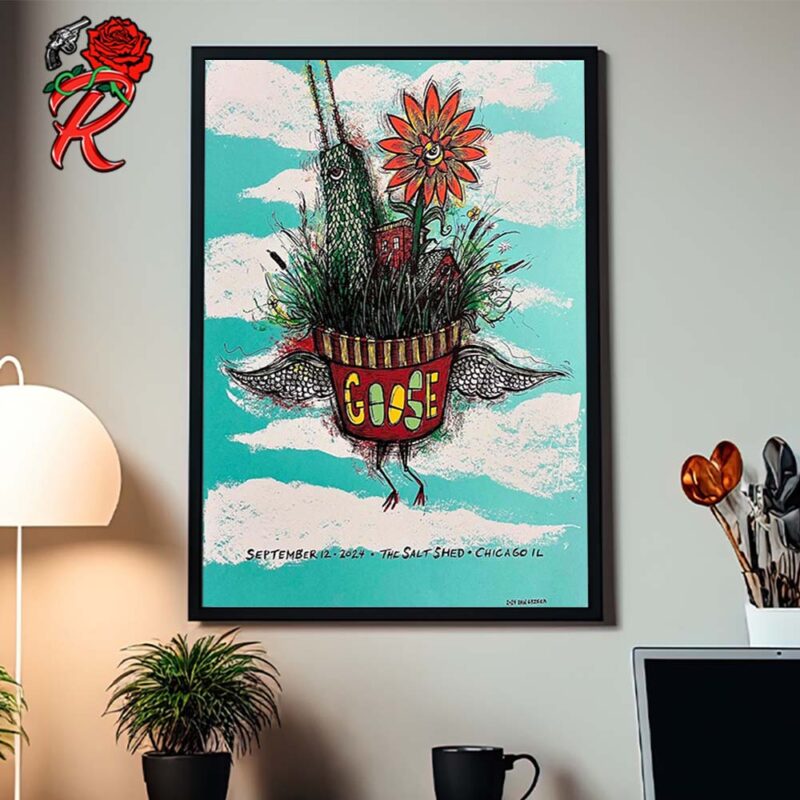 Goose Show Poster For Waukee Iowa At Vibrant Music Hall On September 15 ...