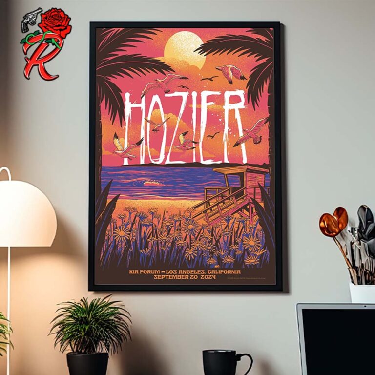 Tonight Hozier Concert Poster For Charlotte At PNC Music Pavilion On ...