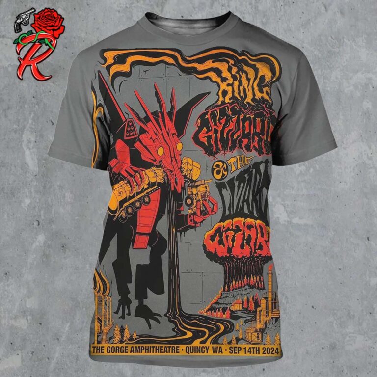 King Gizzard And The Lizard Wizard Concert Poster For Quincy WA At The ...