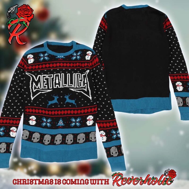 Metallica Merry Christmas Master Of Puppets Santa Style Snowy Night ...