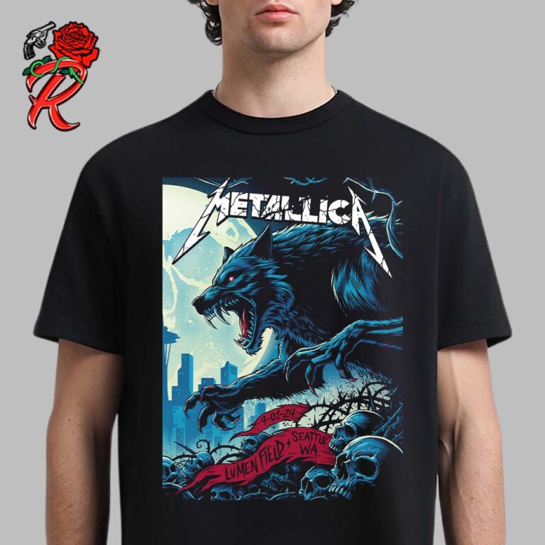 Metallica M72 Seattle WA Night 1 Merch Tee At Lumen Field On August 30 ...