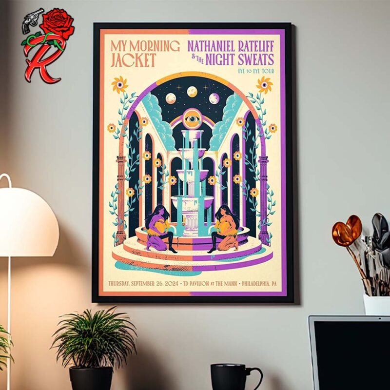 Official Poster for My Morning Jacket Nathaniel Rateliff And The Night ...
