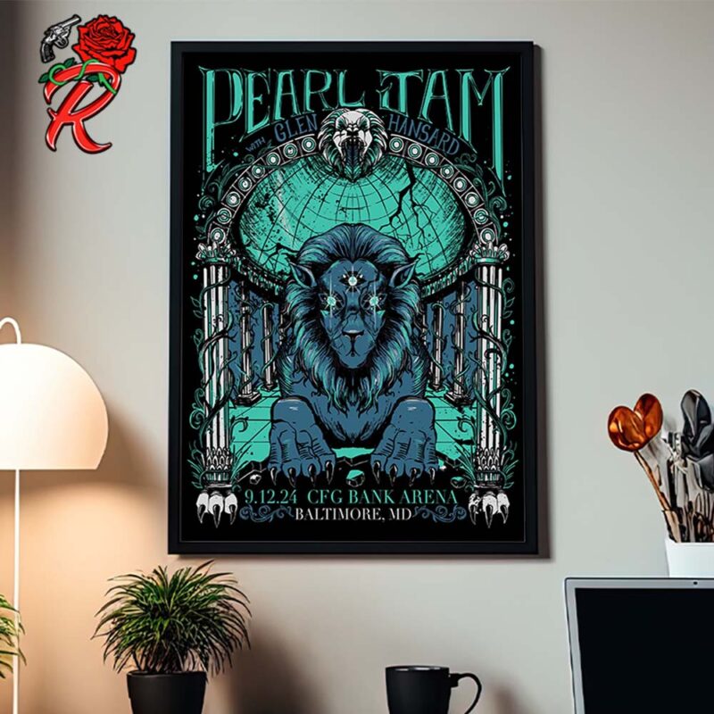 Pearl Jam Event Poster For Show In Baltimore Maryland At CFG Bank Arena ...