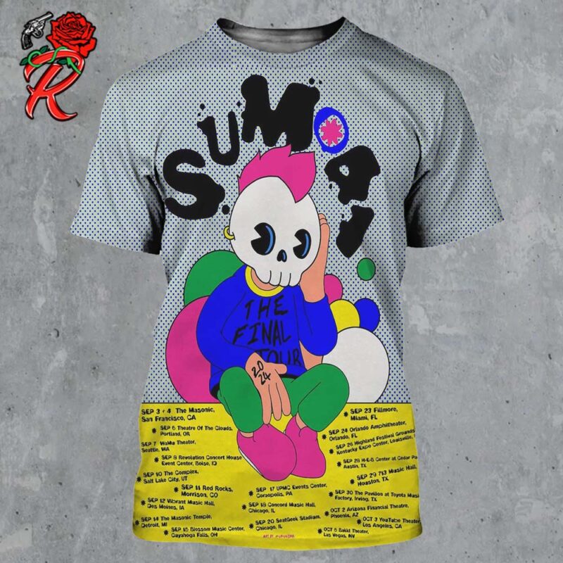 Sum 41 2024 The Final Tour Poster For The September And October Shows ...